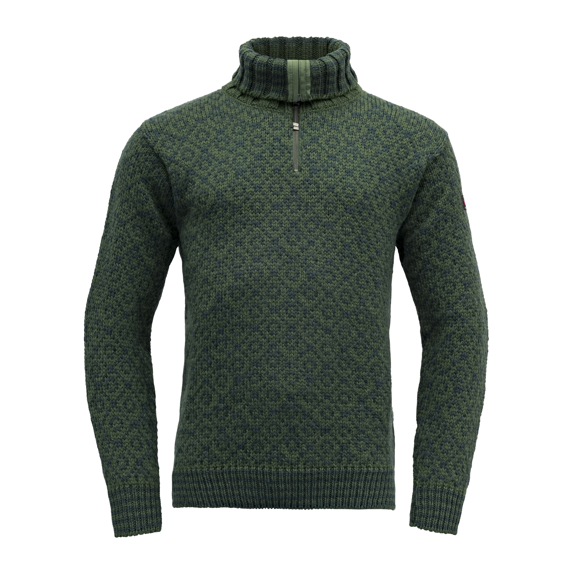 SVALBARD WOOL ZIP NECK - Wool sweater - Devold of Norway